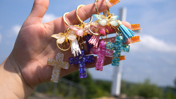 Cross Keychain – Fabulyss Boutique